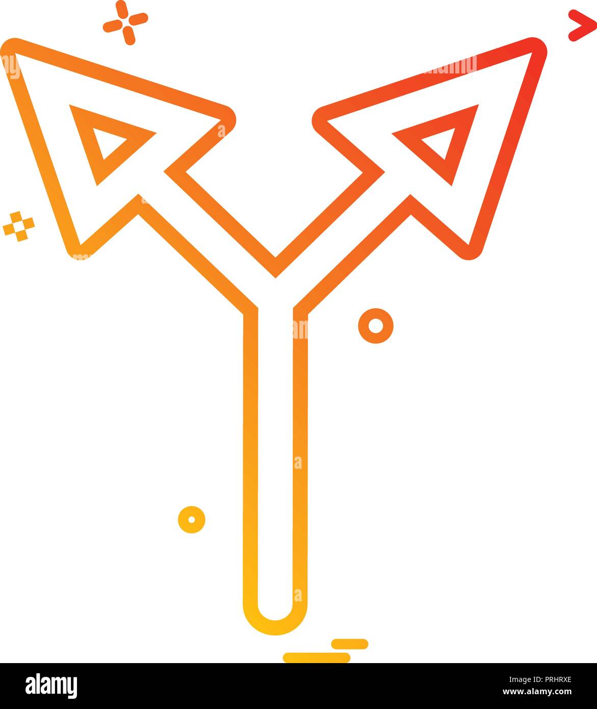 Pathway divide Stock Vector Images - Alamy