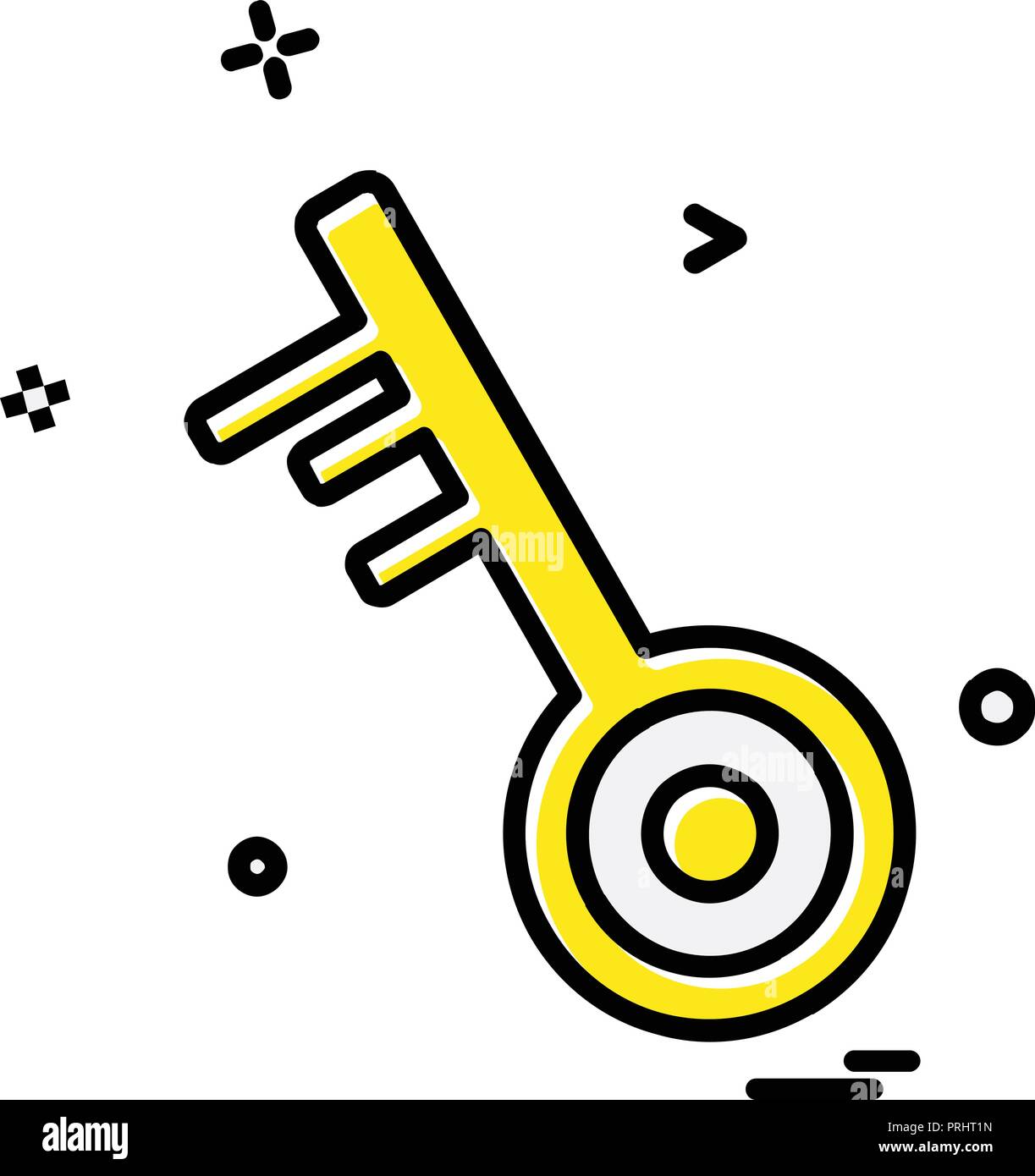 Key icon design vector Stock Vector Image & Art - Alamy