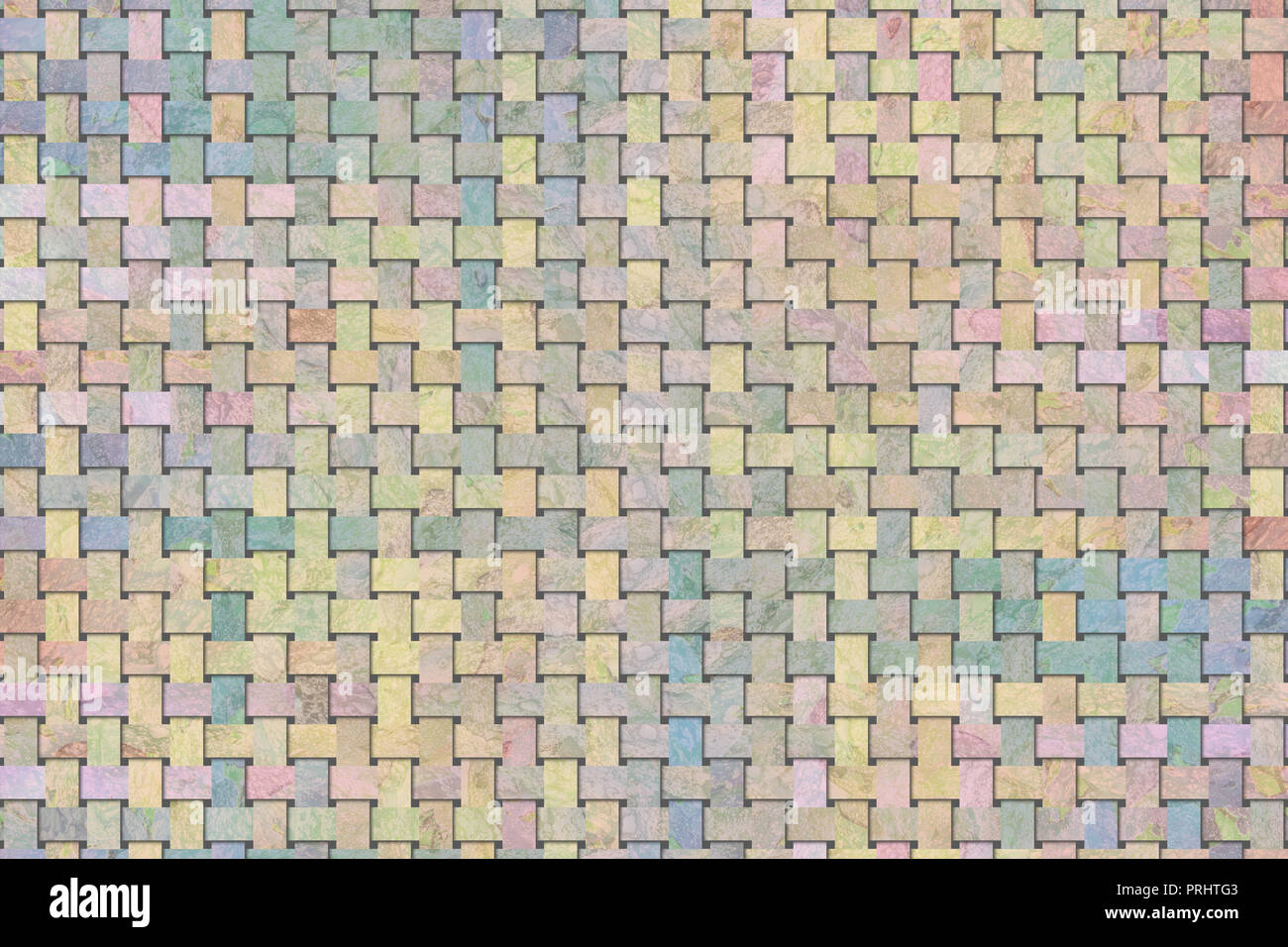 Abstract woven mat pattern generative art background Stock Photo - Alamy