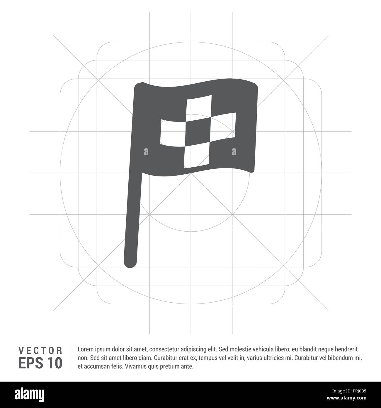 Racing Flag Icon Stock Vector Image And Art Alamy