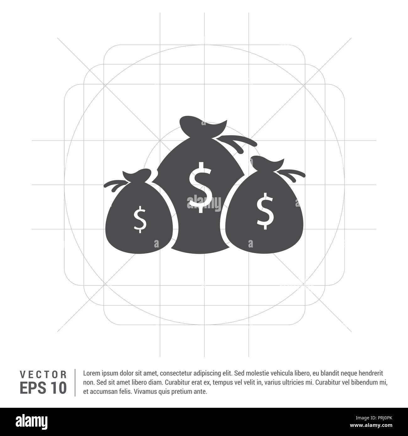 Money Bags Icon Stock Vector Image & Art - Alamy