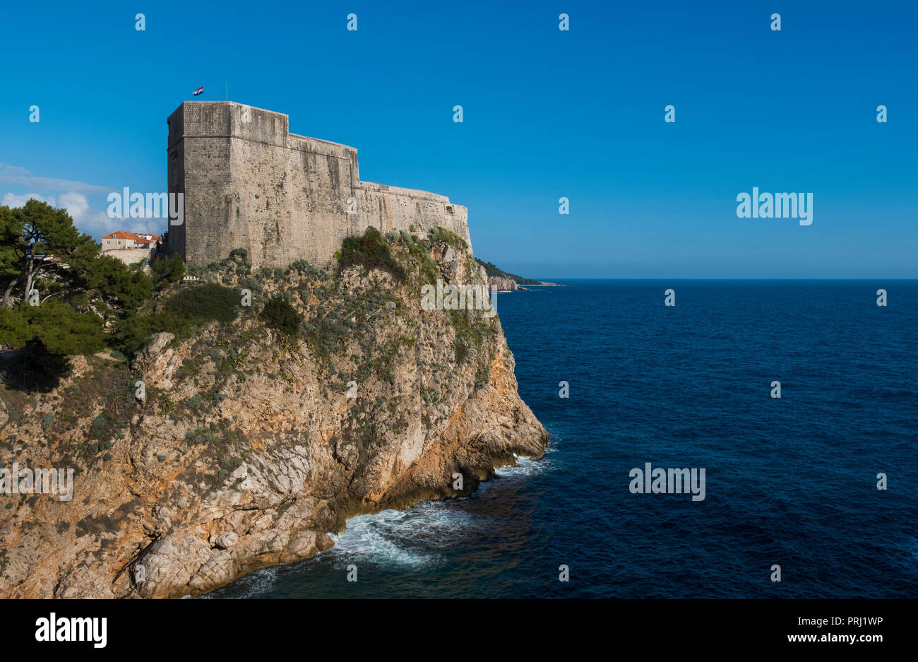 Fort Lovrijenac (St. Lawrence's Fortress) , Dubrovnik, Croatia, Europe ...
