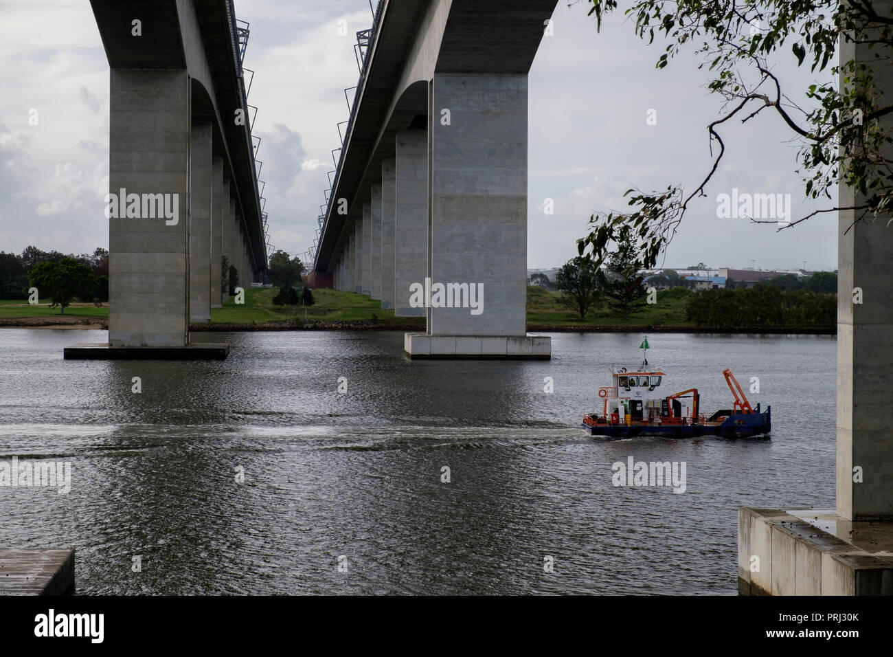 Under the Gateway Bridges Stock Photo - Alamy
