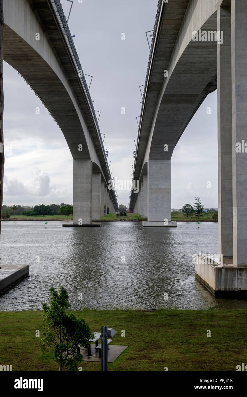 Under the Gateway Bridges Stock Photo - Alamy