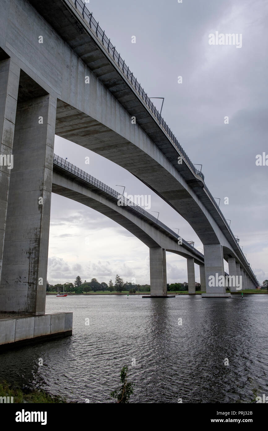Under the Gateway Bridges Stock Photo - Alamy