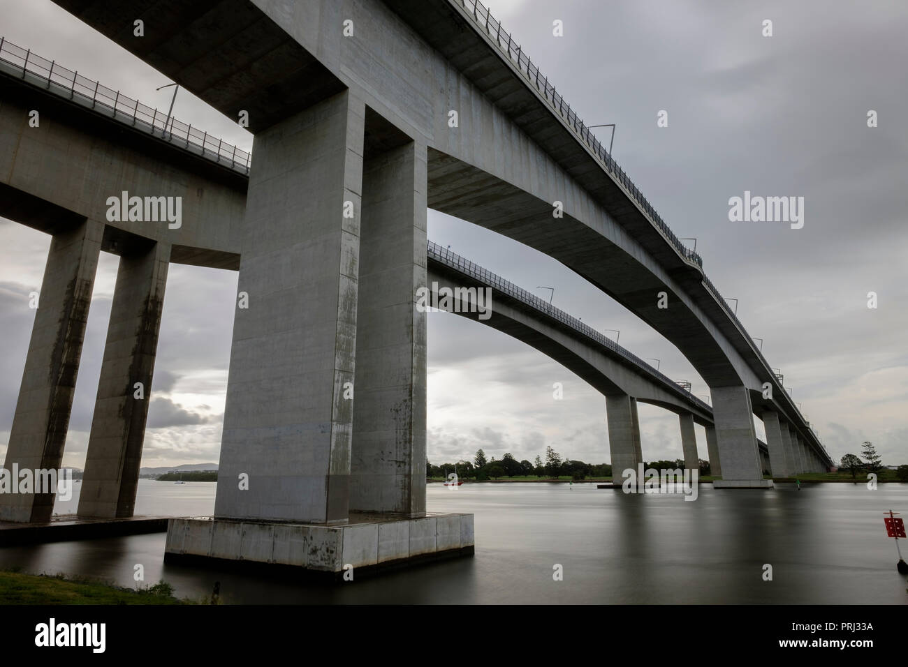 Under the Gateway Bridges Stock Photo - Alamy