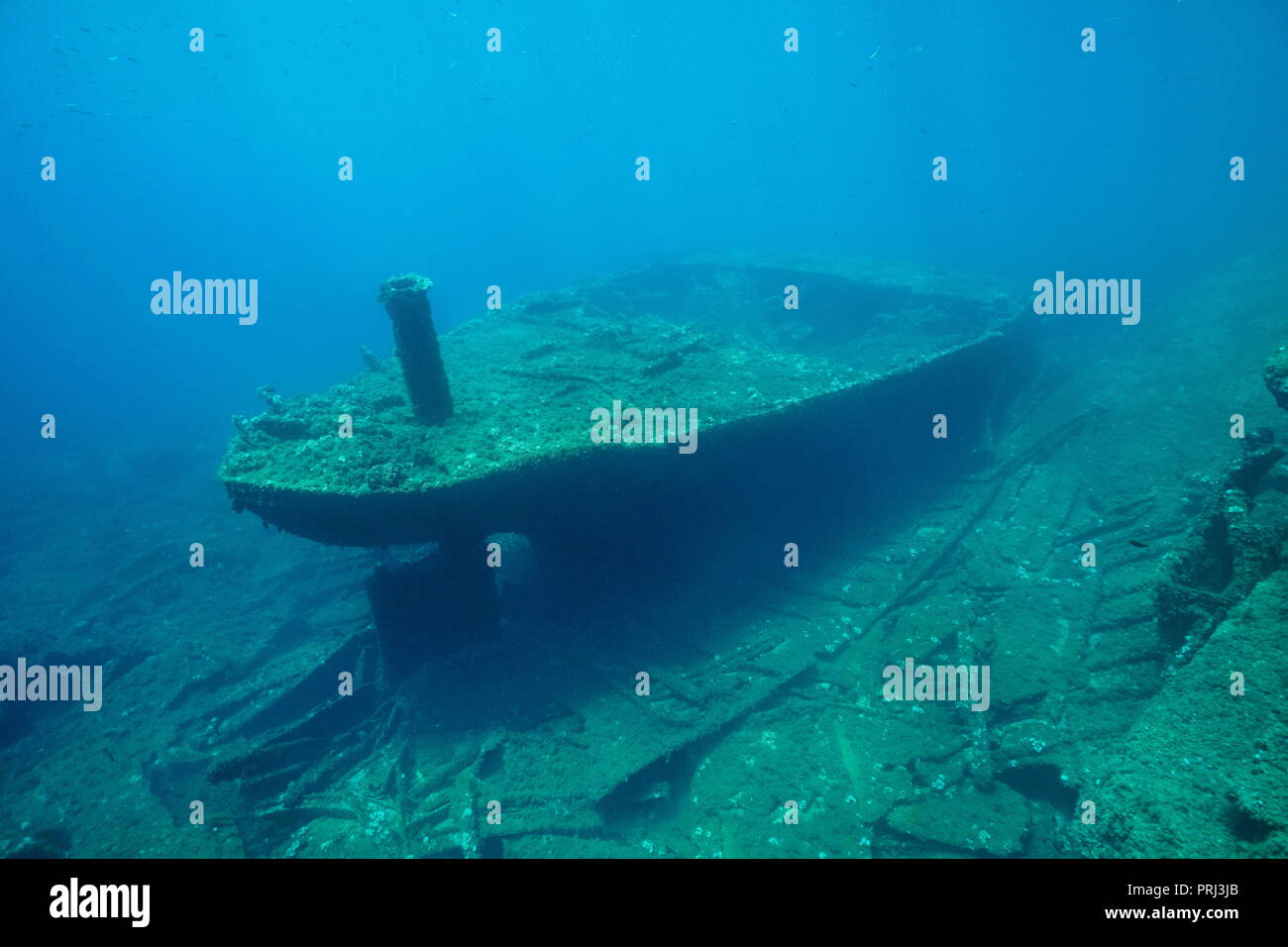 Underwater Shipwreck Inside