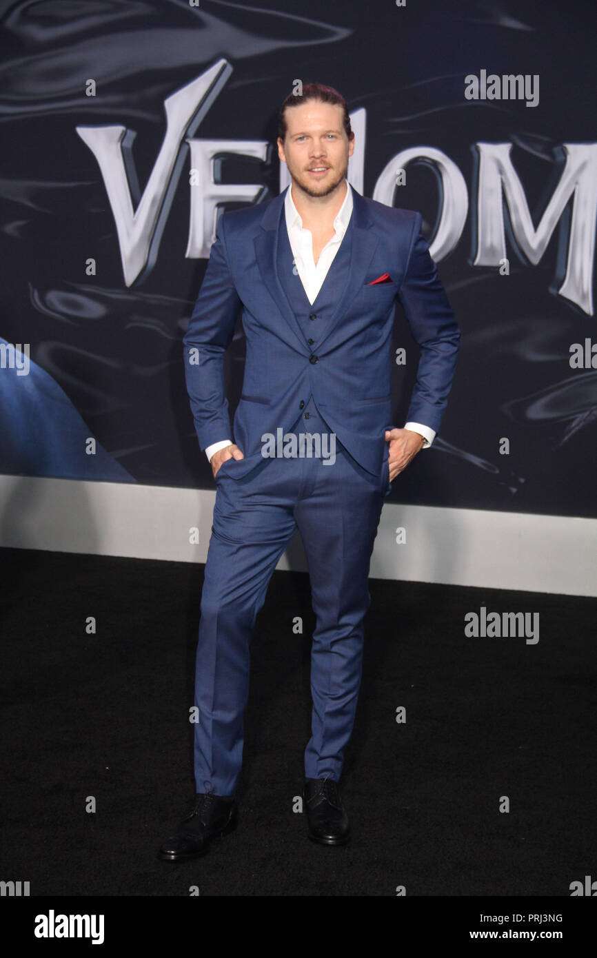 Scott Deckert 10/01/2018 The World Premiere of "Venom" held at Regency ...