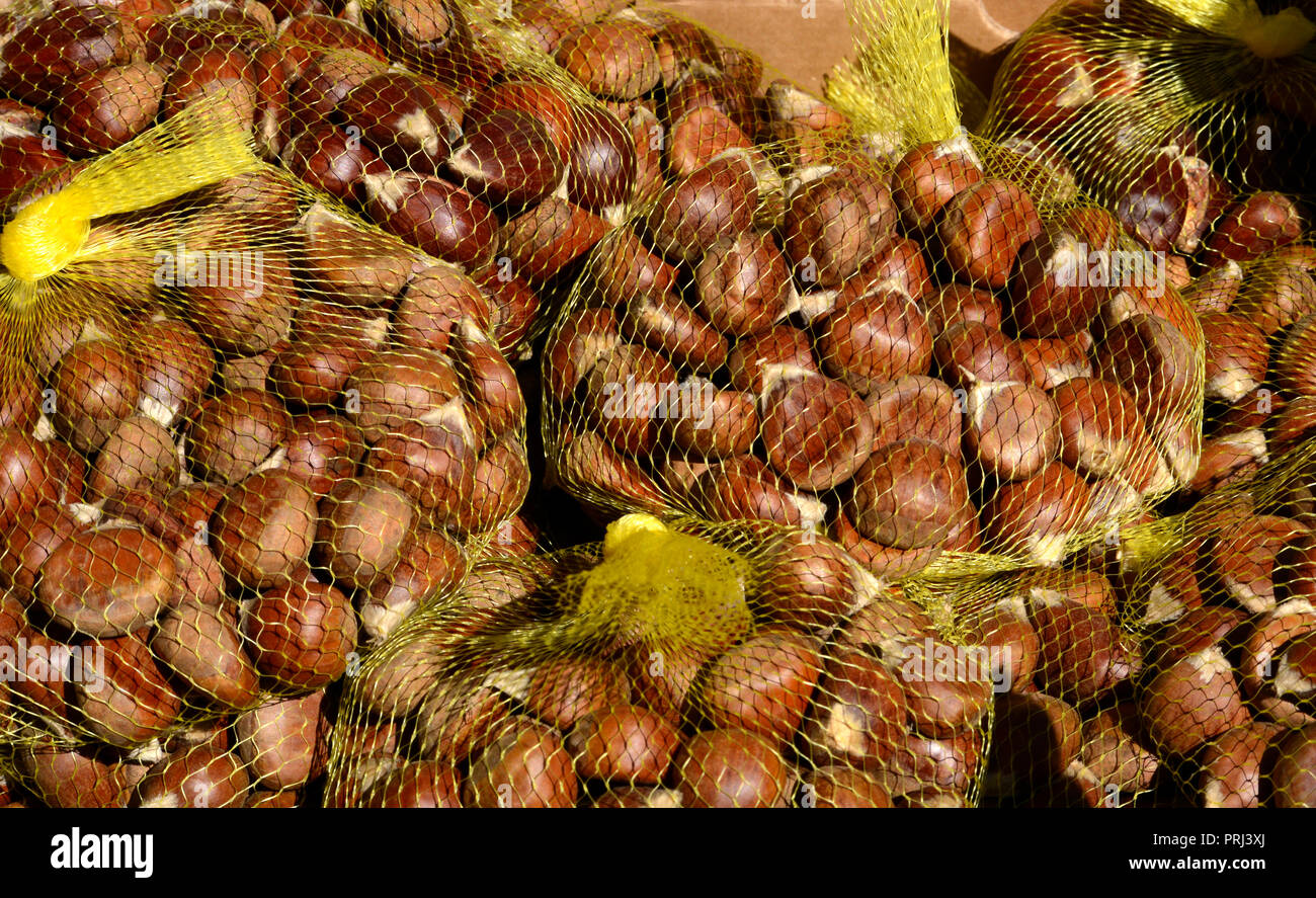 Bag of chestnuts hi-res stock photography and images - Alamy