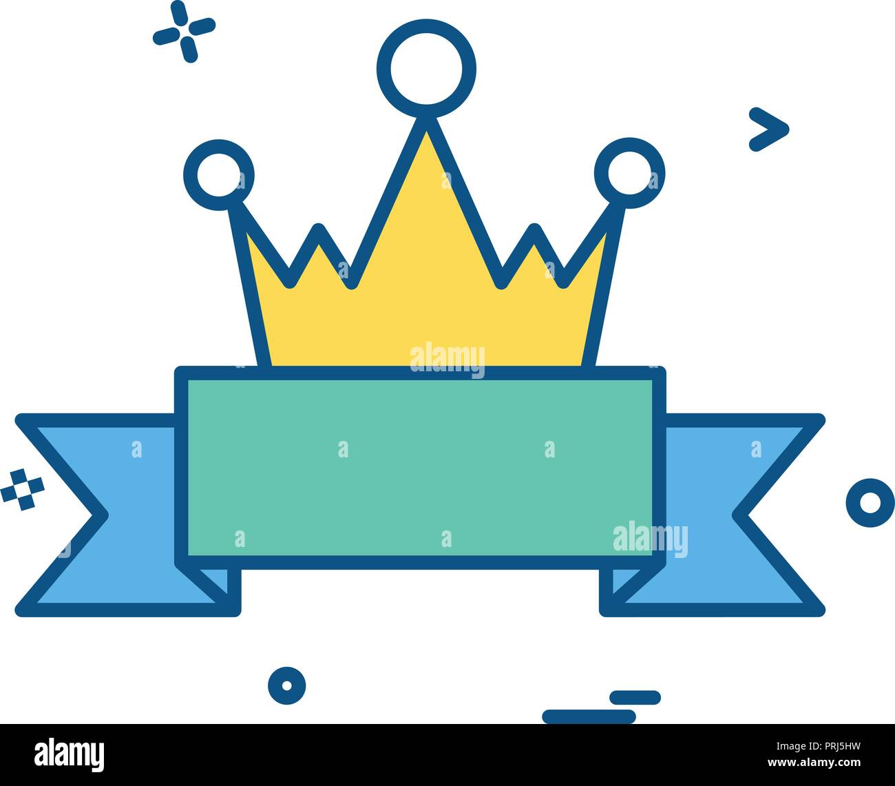 badge crown icon design vector Stock Vector Image & Art - Alamy