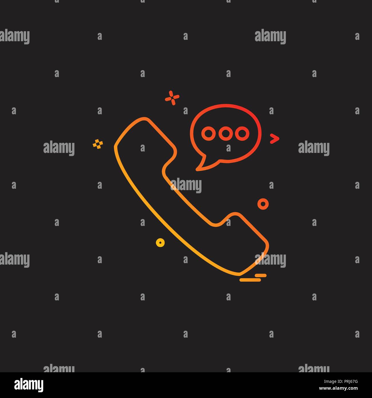 Call icon design vector Stock Vector Image & Art - Alamy