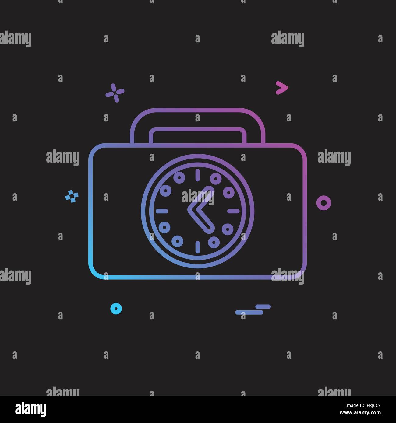 Time icon design vector Stock Vector Image & Art - Alamy