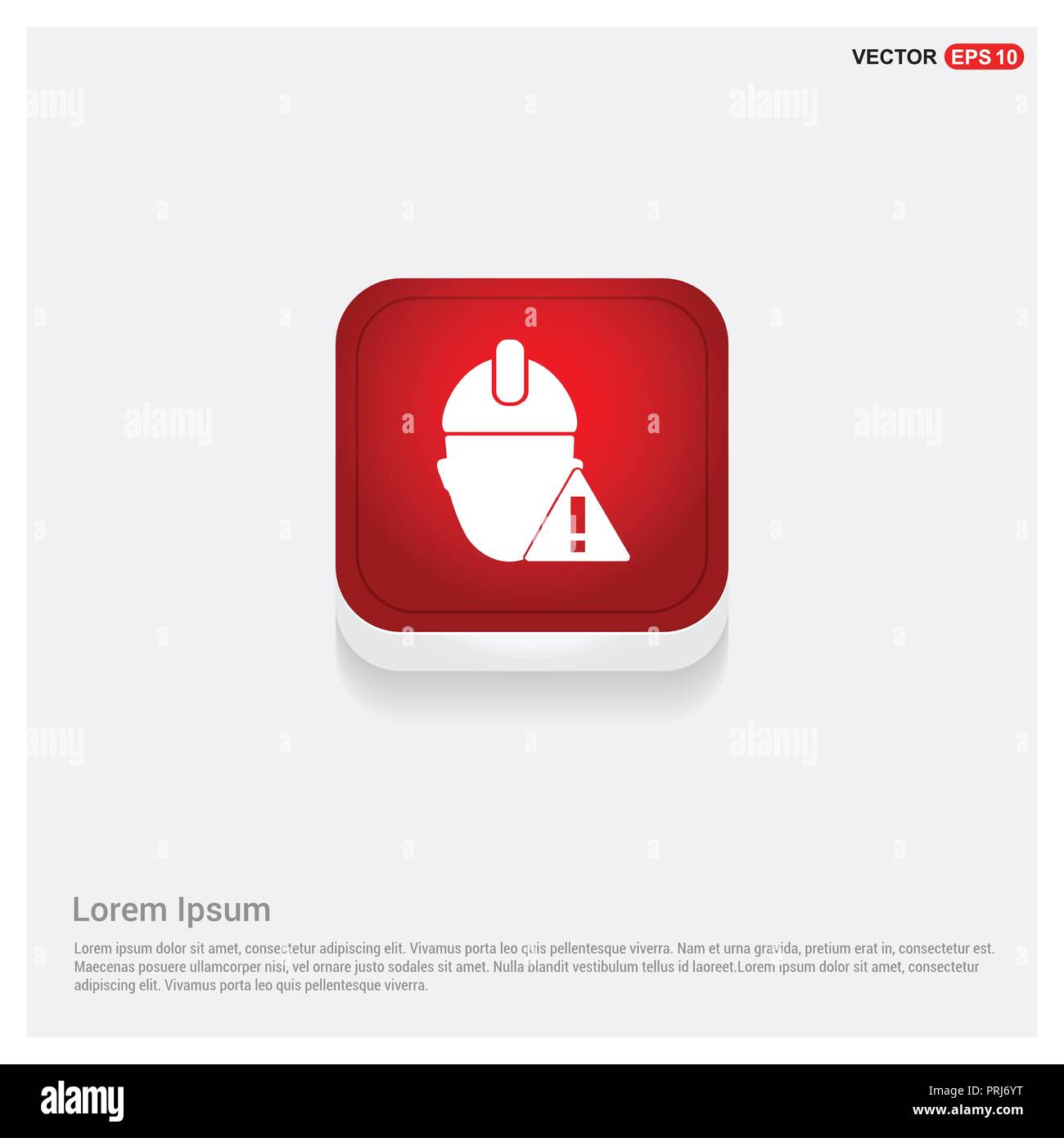 Engineer Warning Icon Stock Vector Image & Art - Alamy