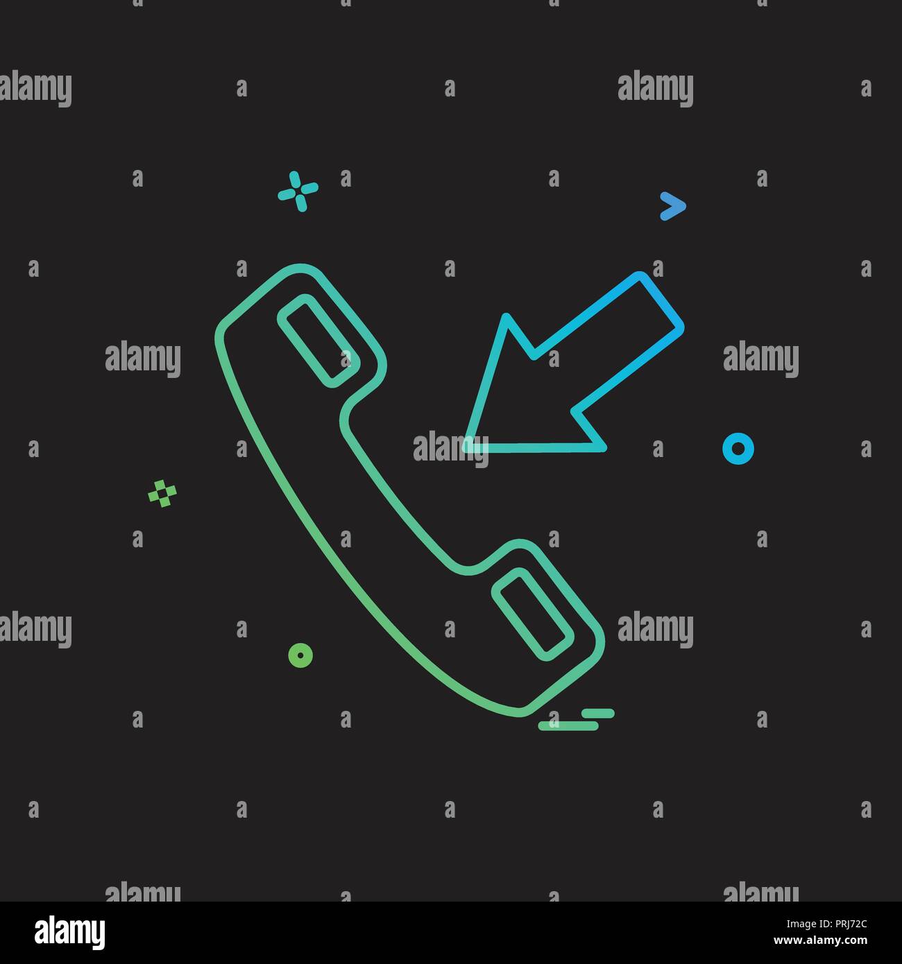 Call icon design vector Stock Vector Image & Art - Alamy