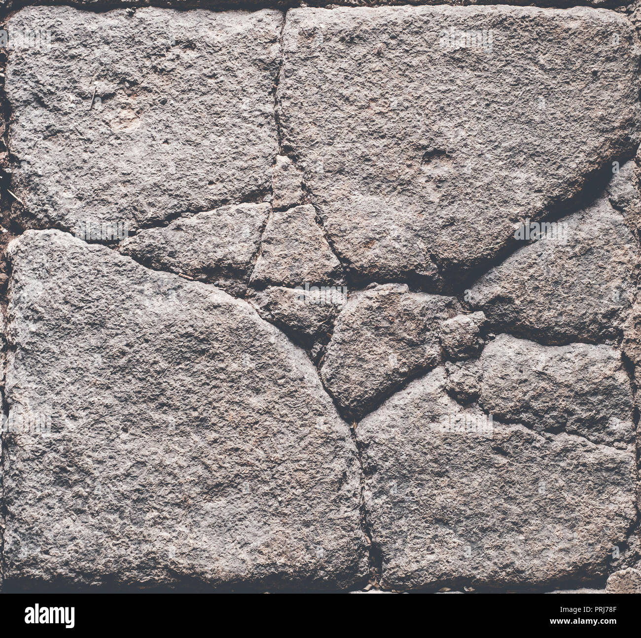 cracked stone texture, antique stone floor / wall with cracks Stock ...