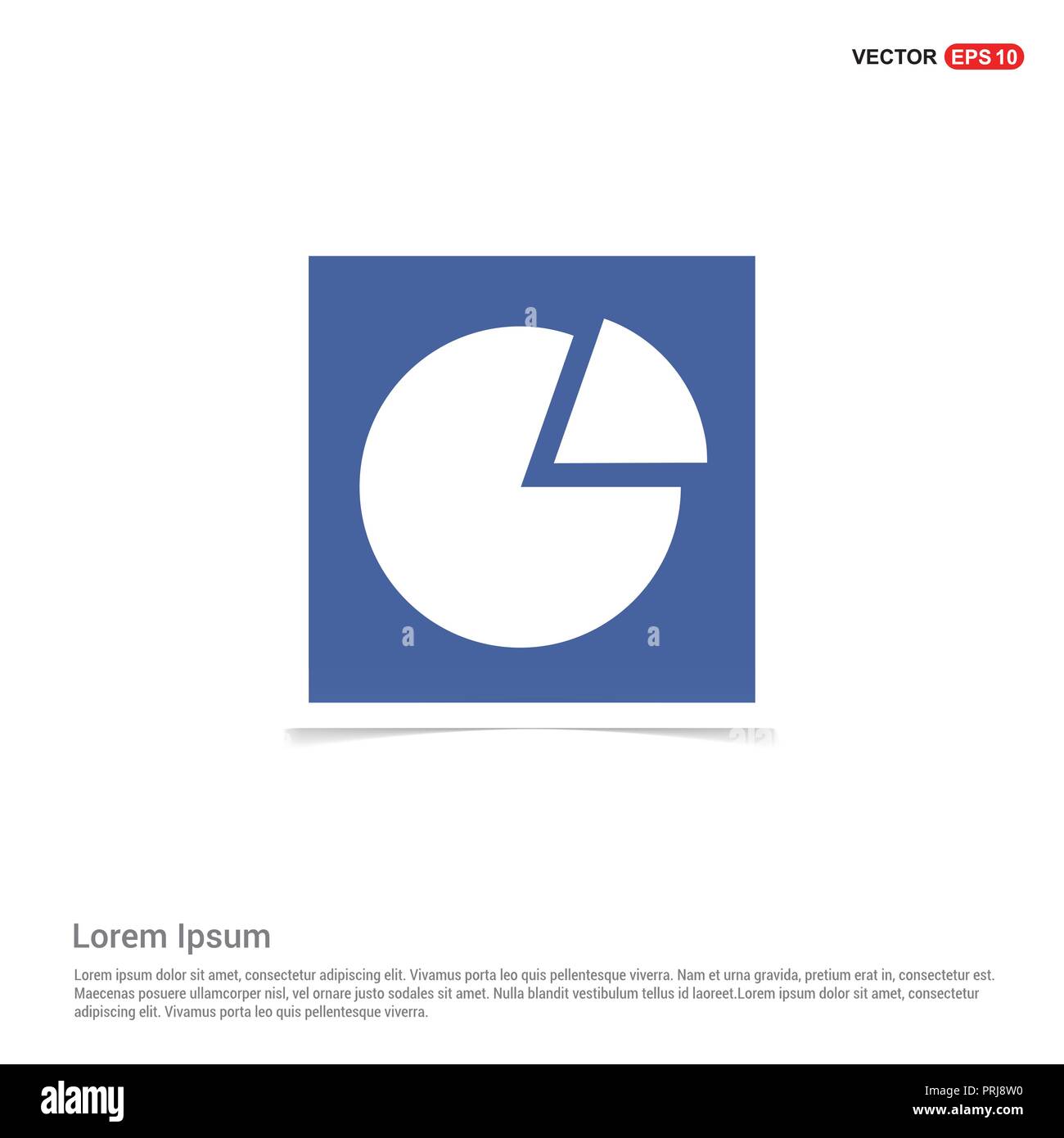 Pie chart - Blue photo Frame Stock Vector Image & Art - Alamy