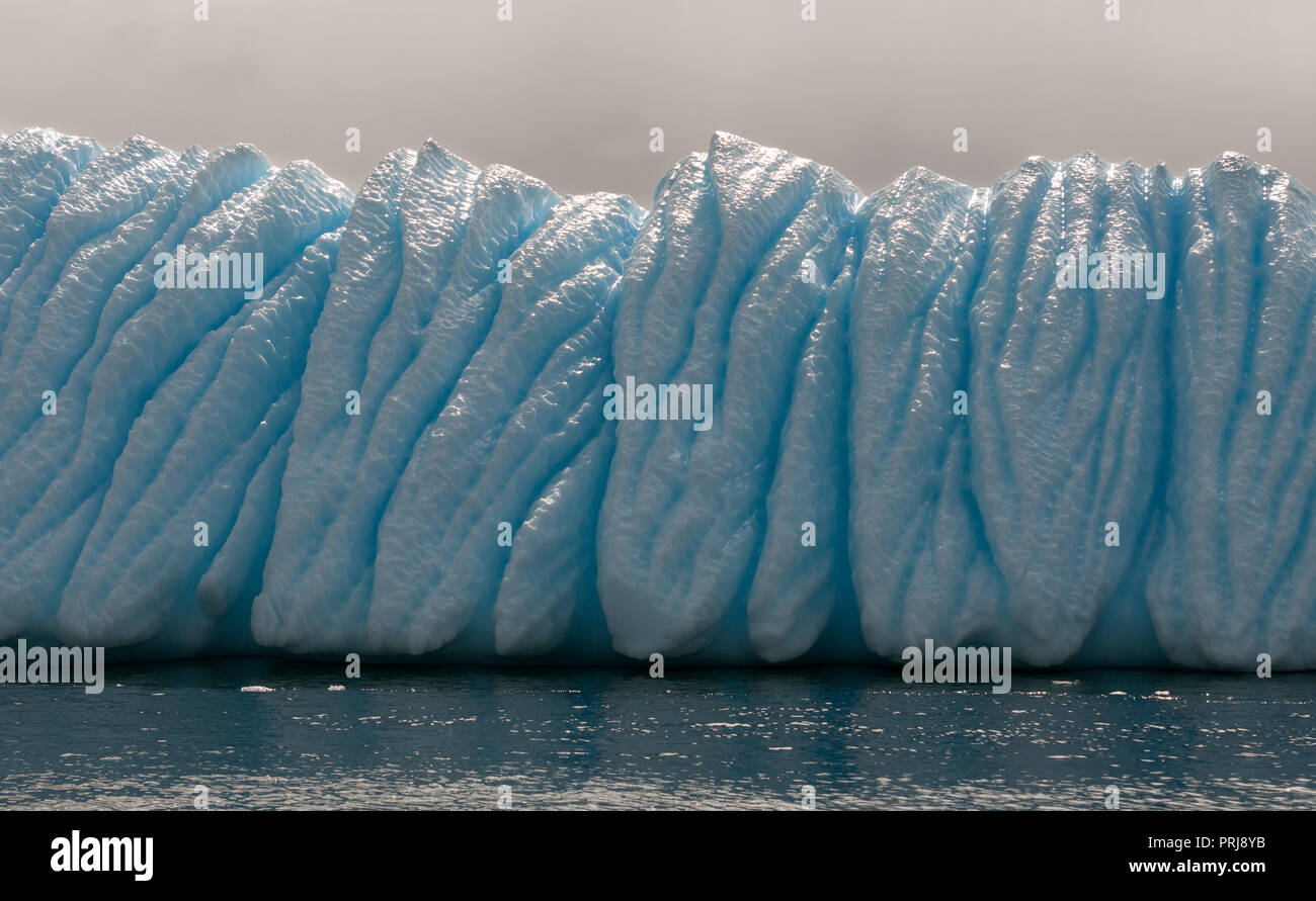 Eroded and weathered iceberg, Antarctic Peninsula Stock Photo - Alamy