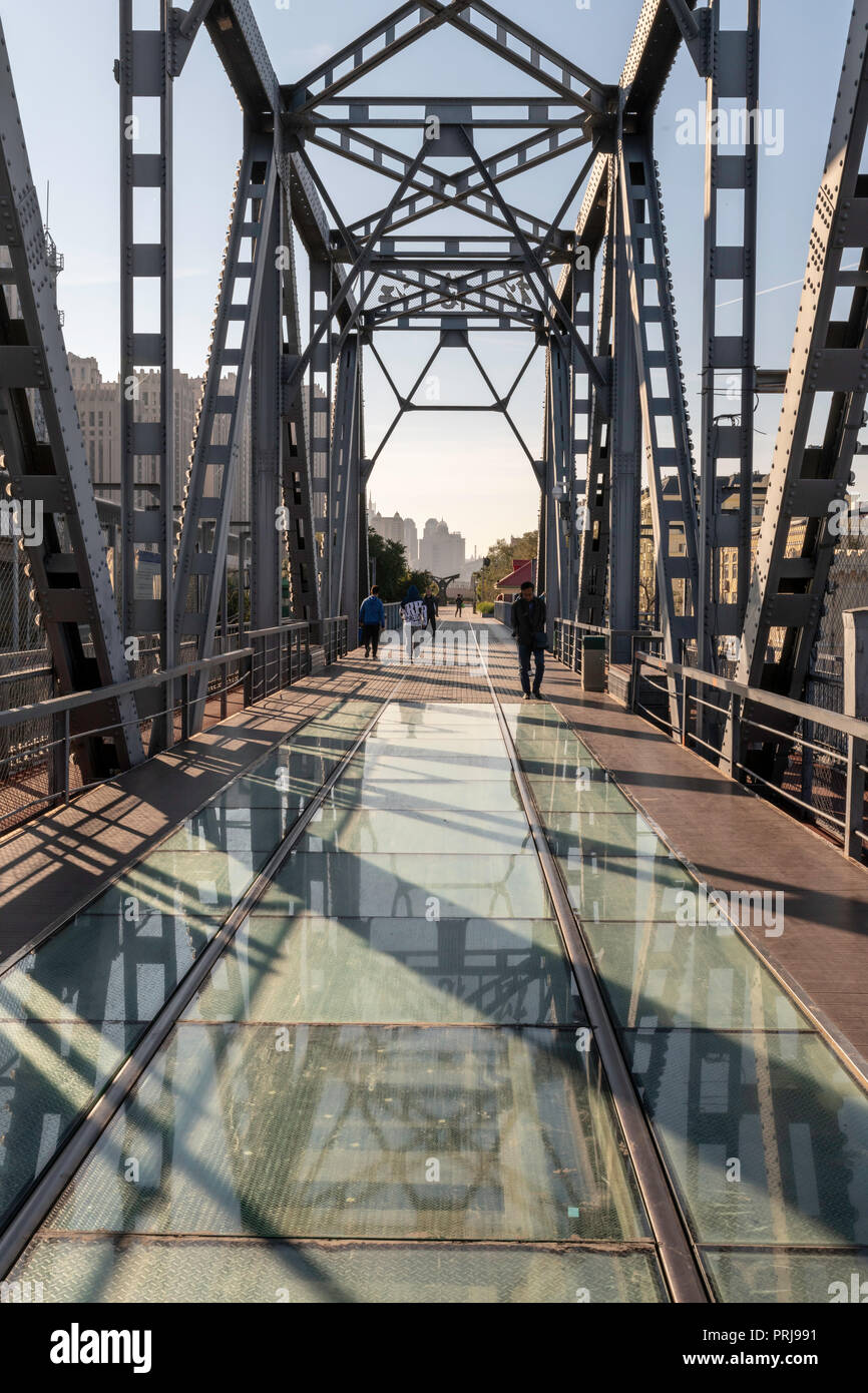 Harbin railway museum, open air, steam trains and a railway bridge day ...
