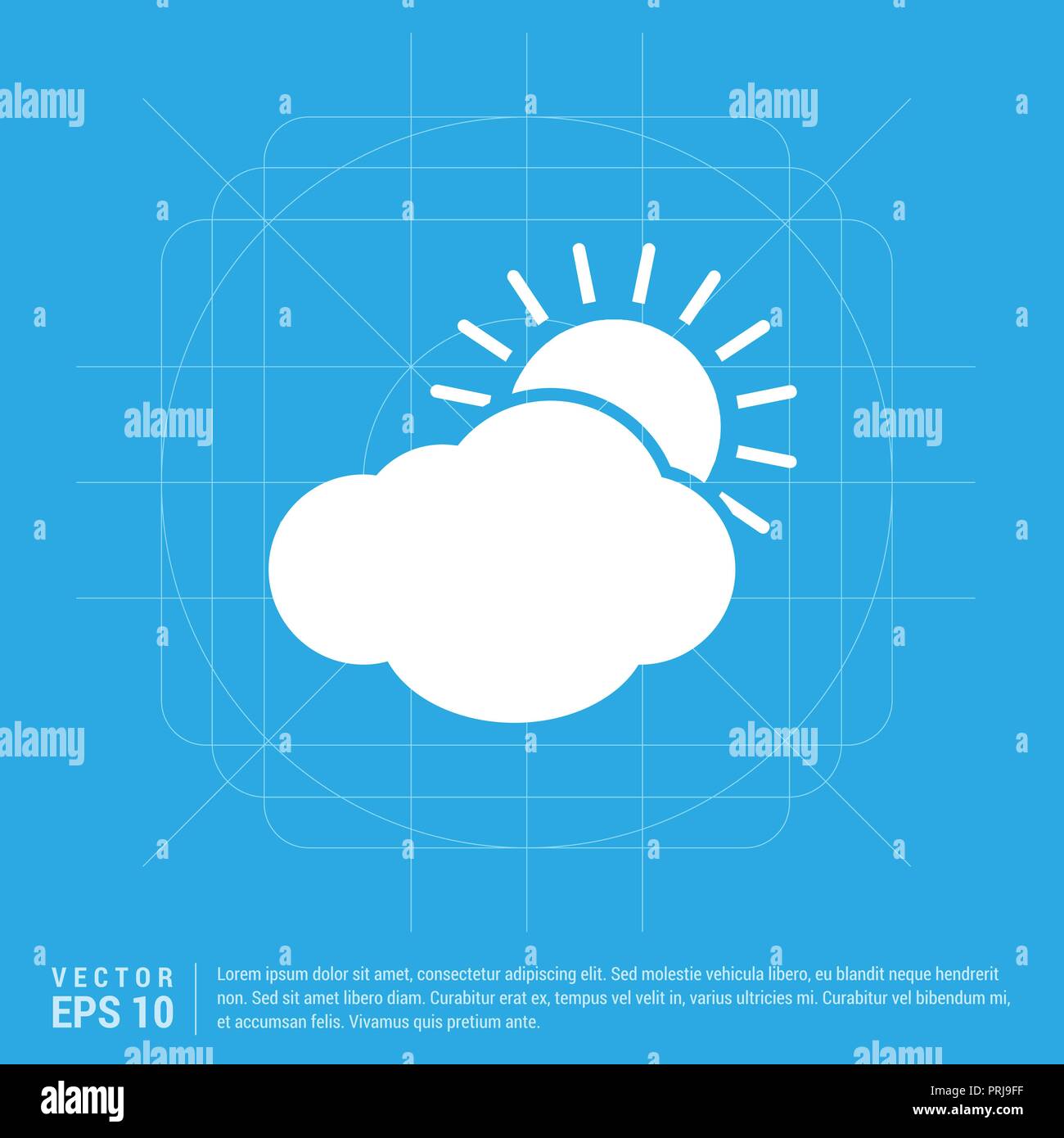 Sun Cloud Icon Stock Vector Image & Art - Alamy