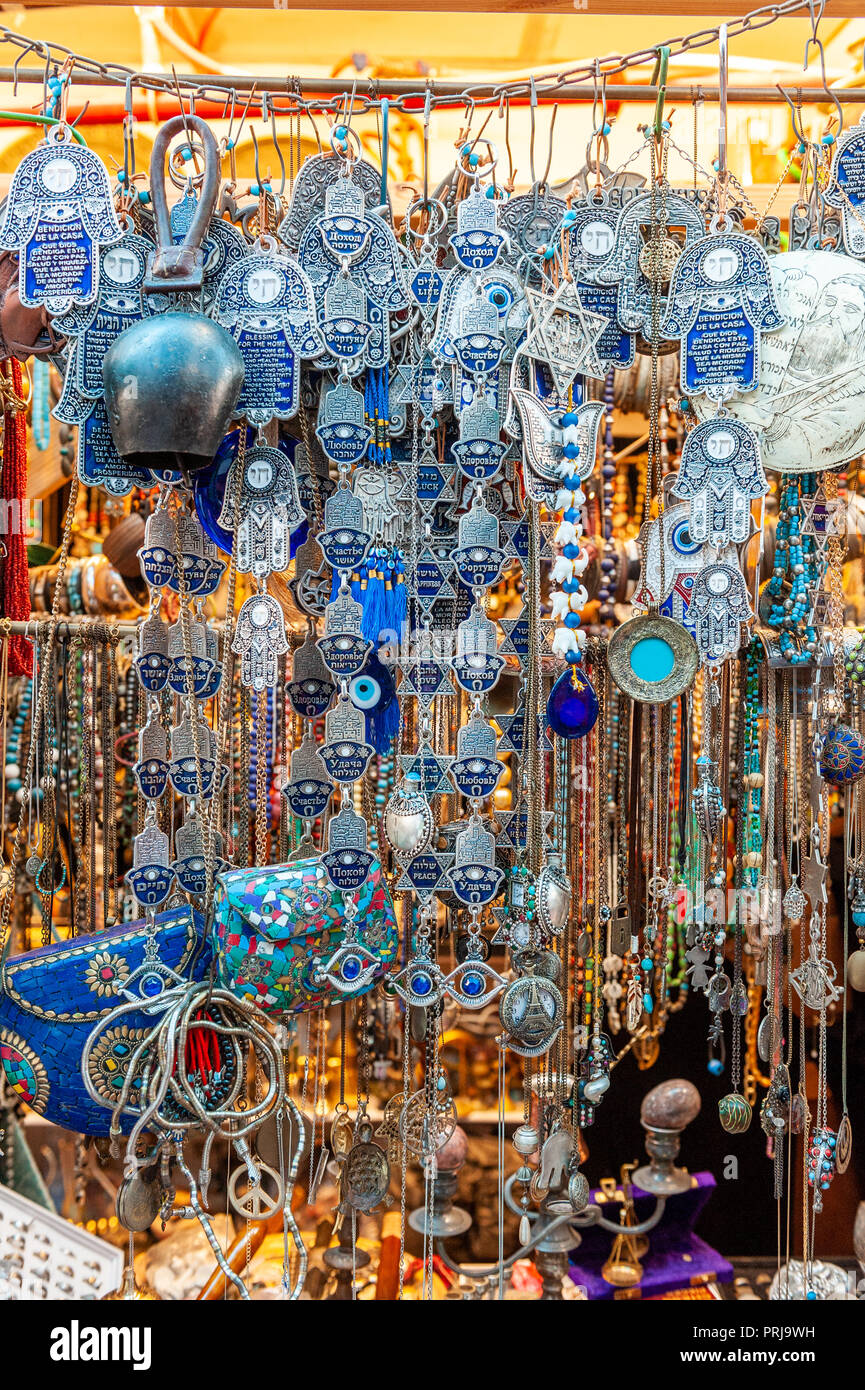 Israel, Tel Aviv - 28 September 2018: Shuk hapishpeshim flea market ...