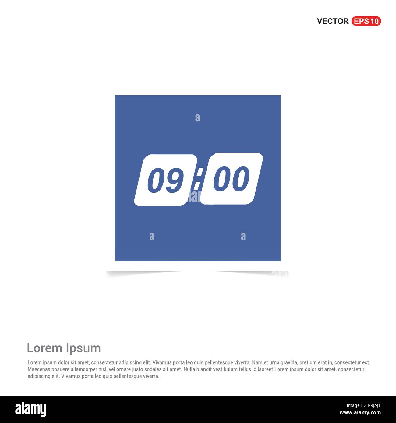 Timer Icon - Blue photo Frame Stock Vector Image & Art - Alamy