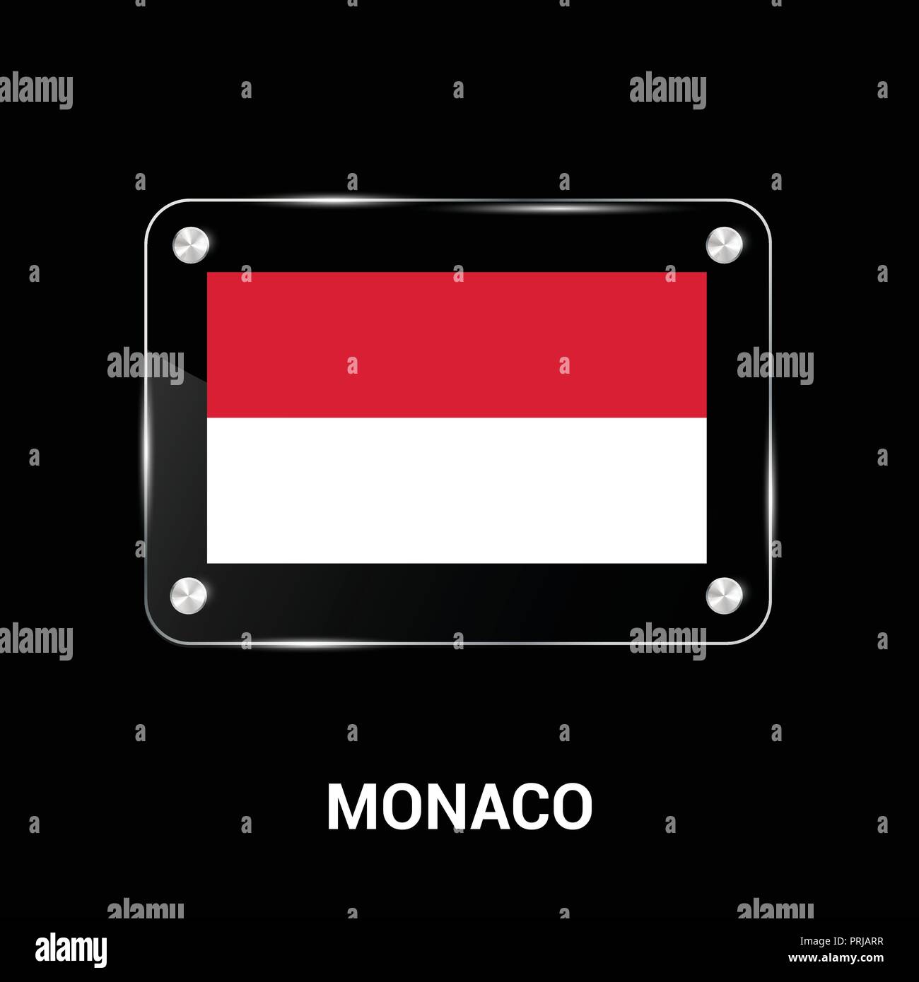 Monaco flags design vector Stock Vector Image & Art - Alamy