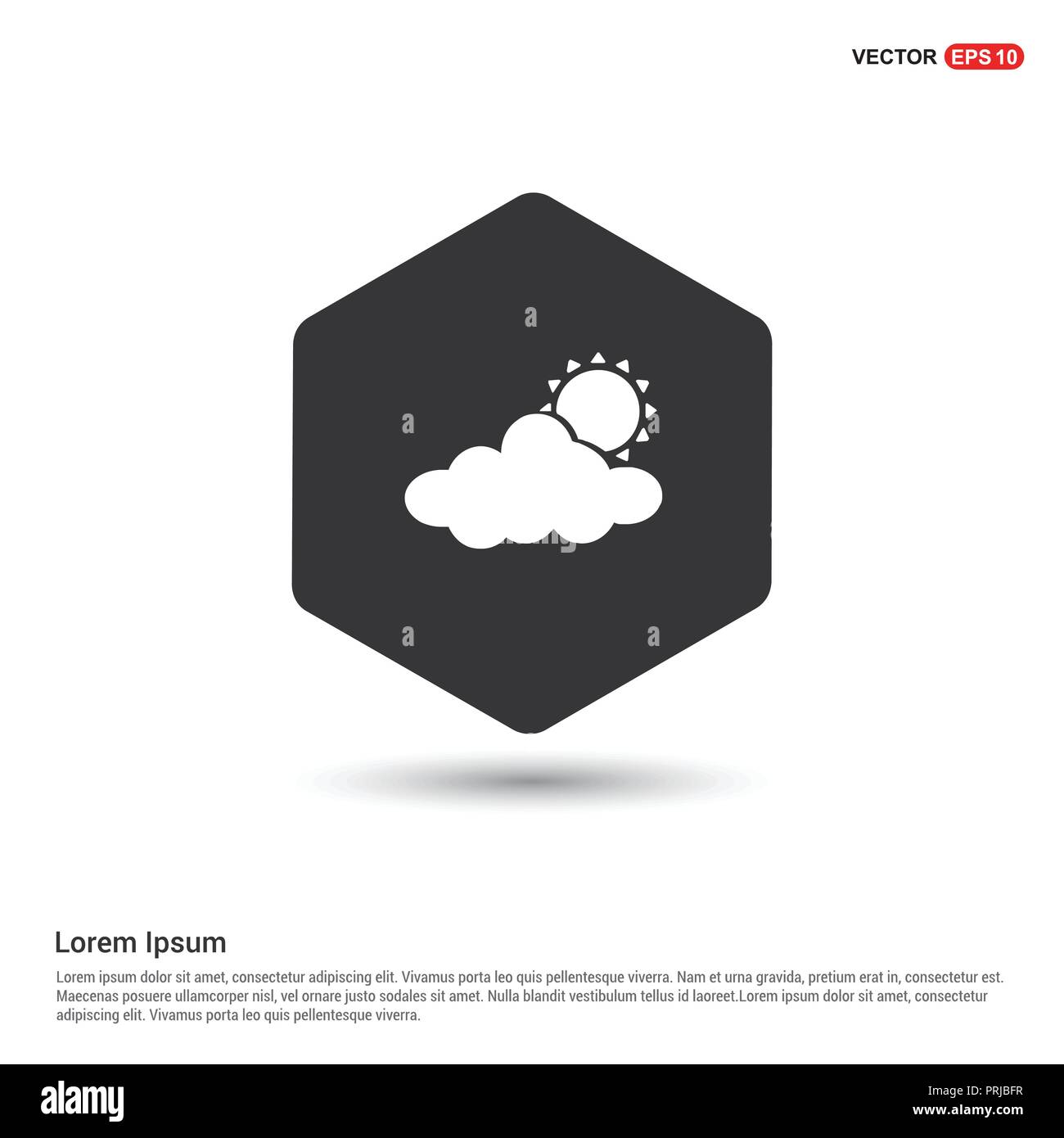 Sun Cloud Icon Stock Vector Image & Art - Alamy