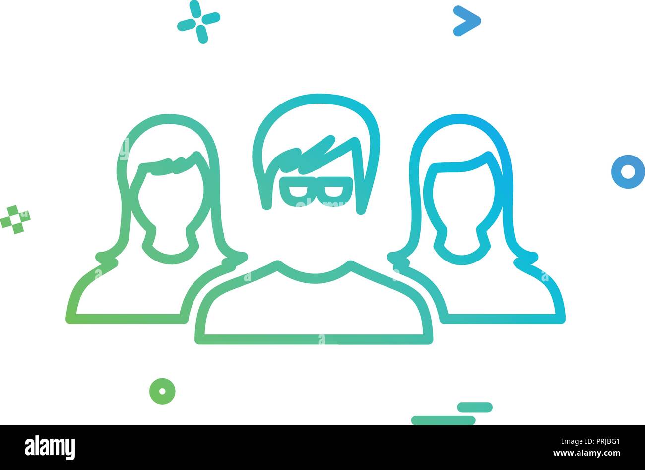 User Group icon design vector Stock Vector Image & Art - Alamy