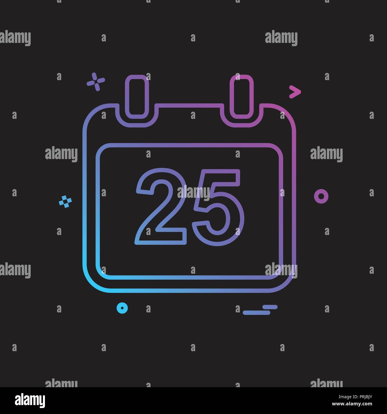 25th december calendar Stock Vector Images - Alamy