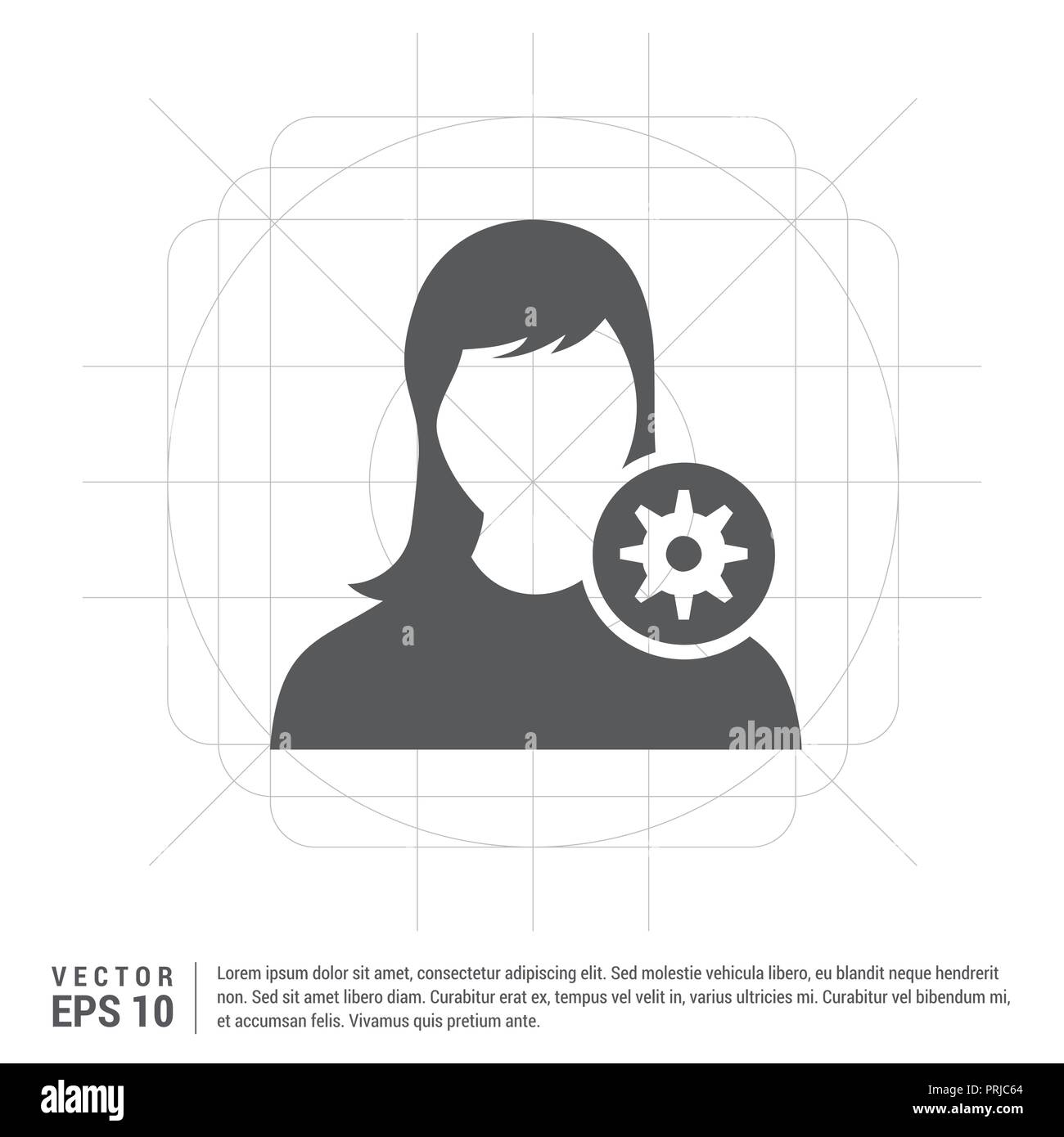 Configuration user icon Stock Vector Image & Art - Alamy