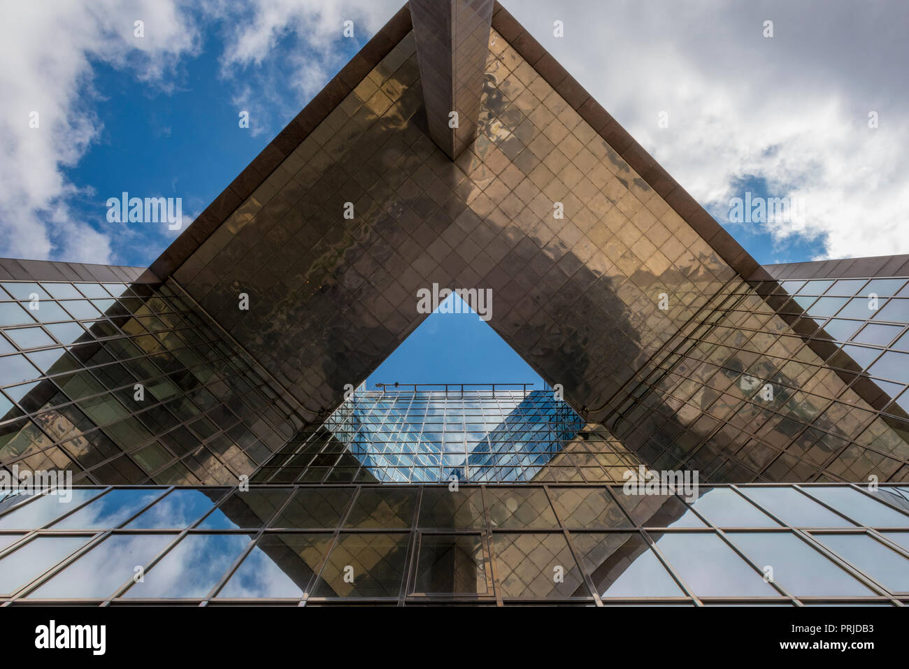 abstract architectural view of number one 1 London bridge offices in ...