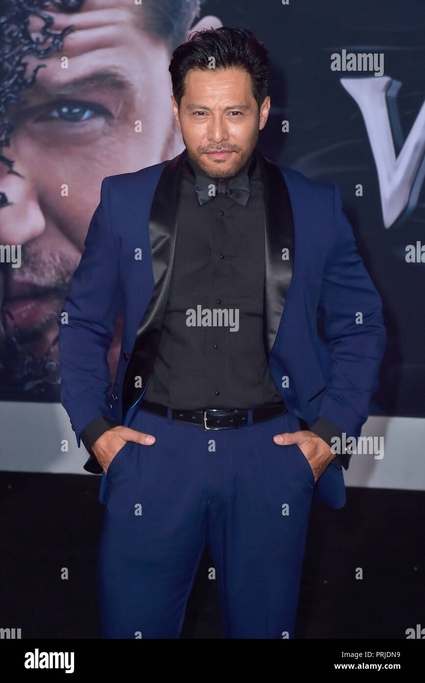 Sam Medina attending the 'Venom' premiere at Regency Village Theatre on ...