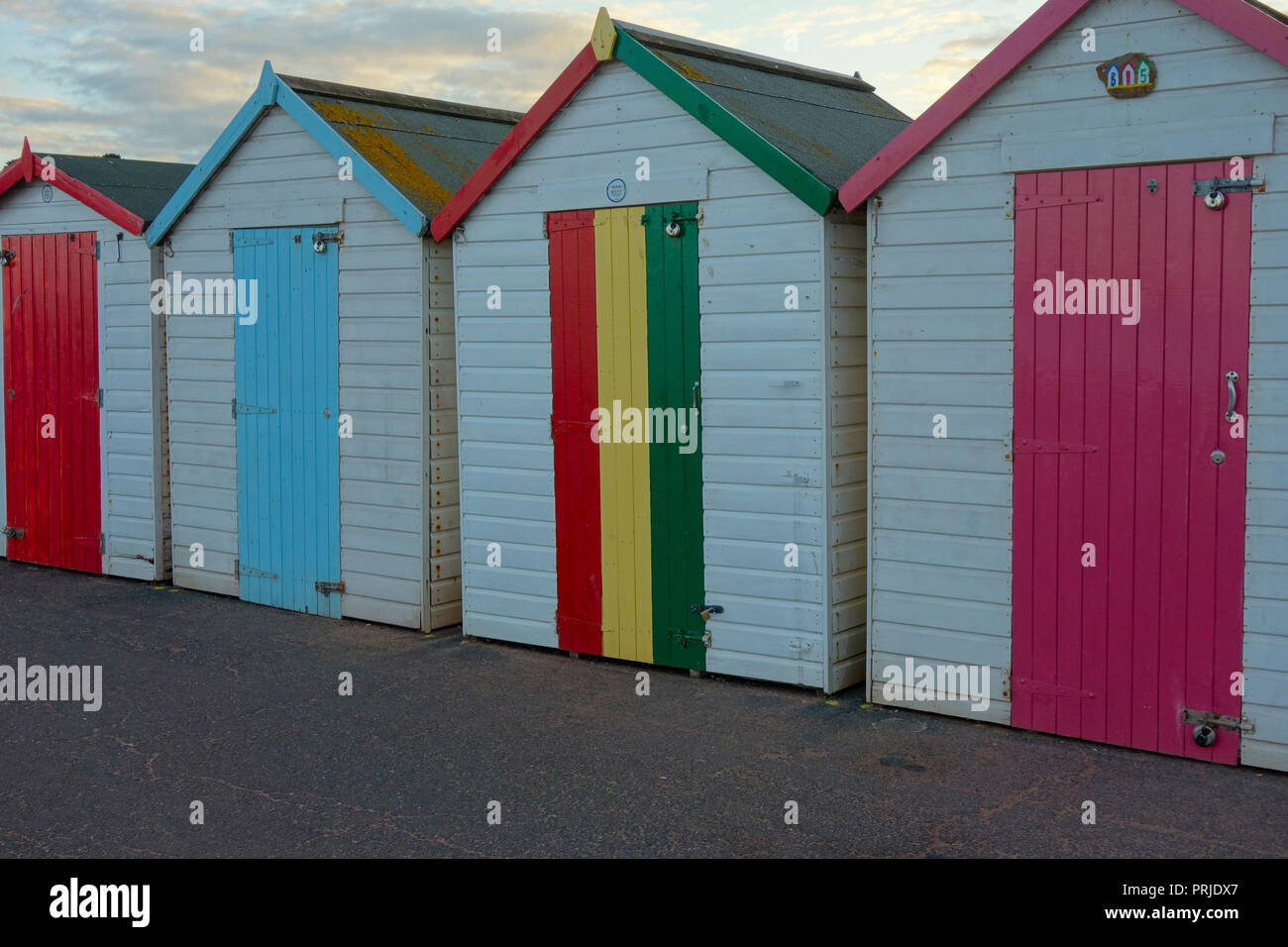 Beach Huts at Goodrington Sands, Paignton, Devon, UK Stock Photo - Alamy