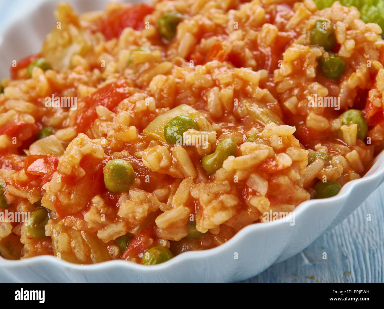 Thakkali Sadam - Spicy Tomato Rice, South Indian Style Stock Photo - Alamy