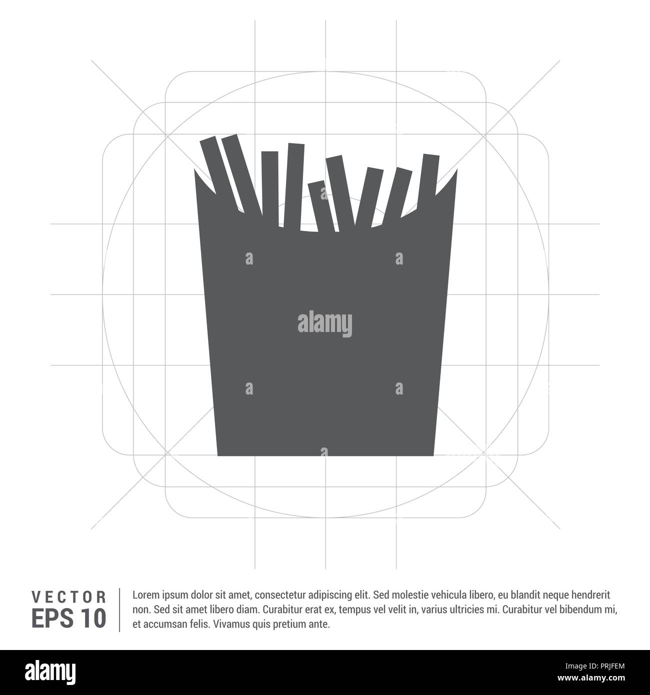 French fries icon Stock Vector Image & Art - Alamy