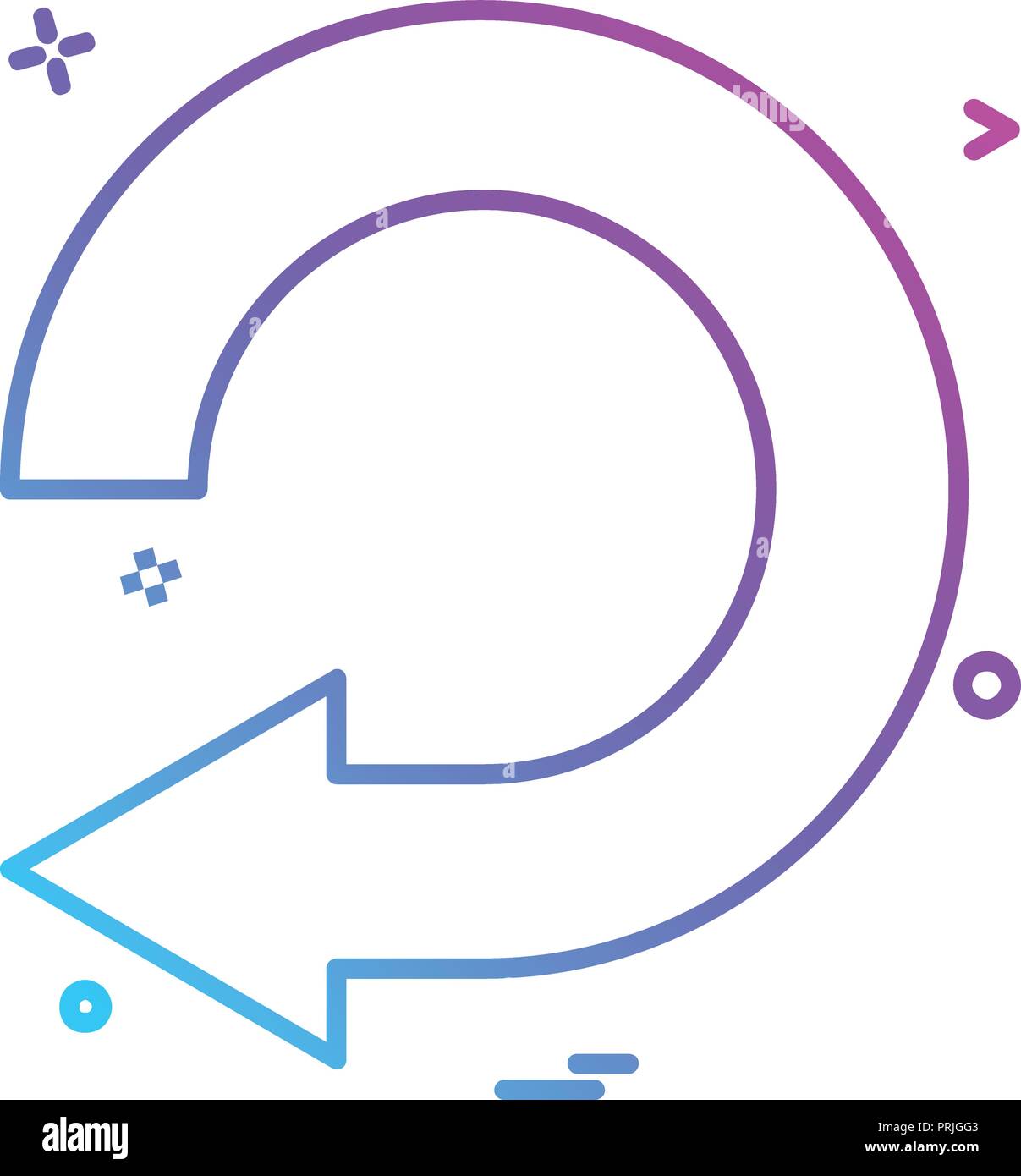 Arrows icon design vector Stock Vector Image & Art - Alamy