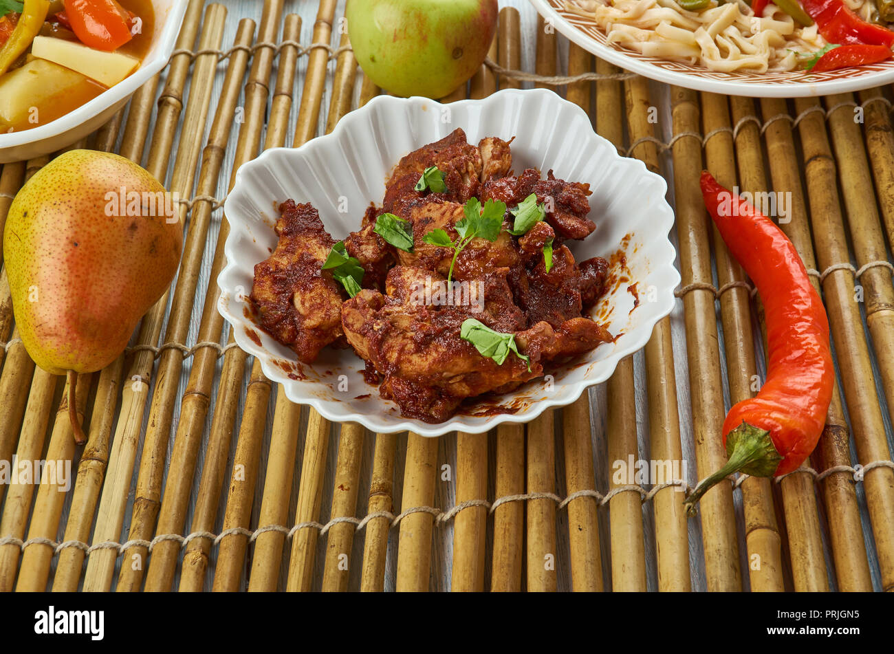 Spicy Szechuan Chicken, Schezwan cuisine, Asia Chinese cuisine ...