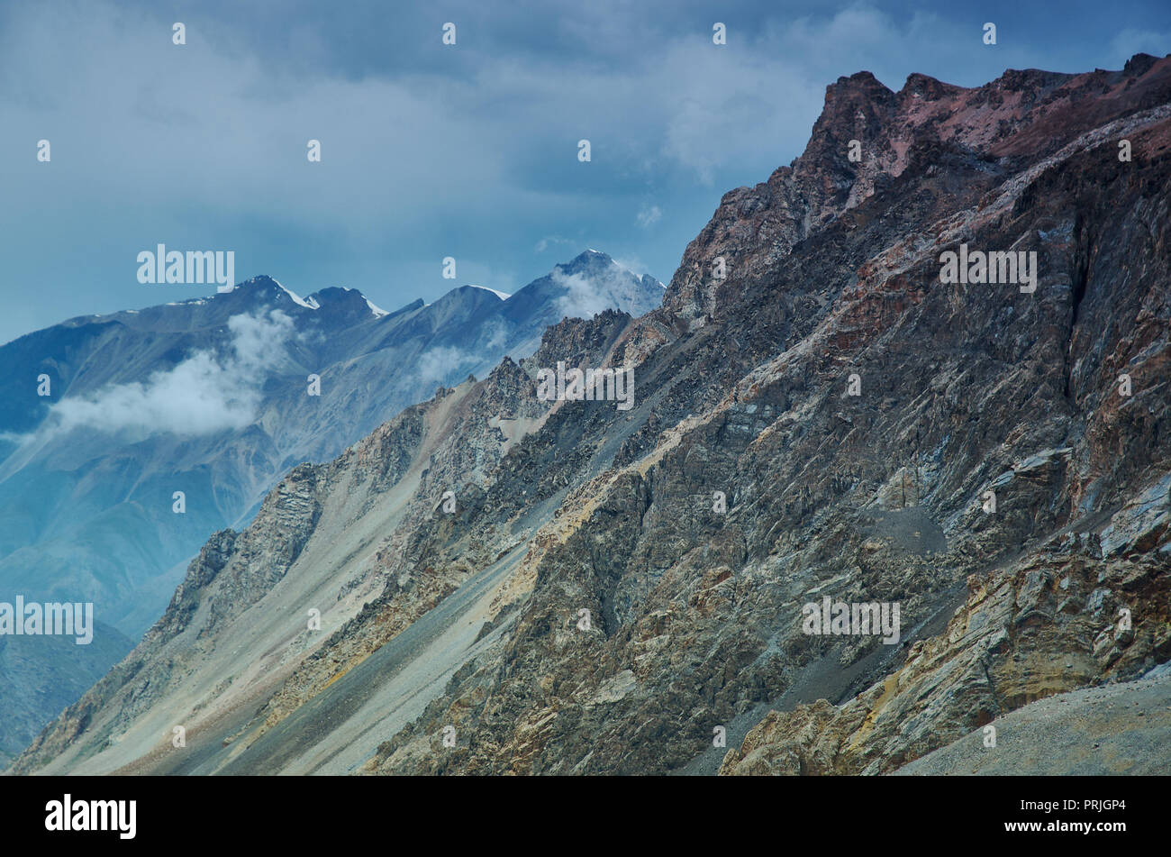 Barskoon Gorge, Beautiful view of the mountains, Kyrgyzstan, Central ...