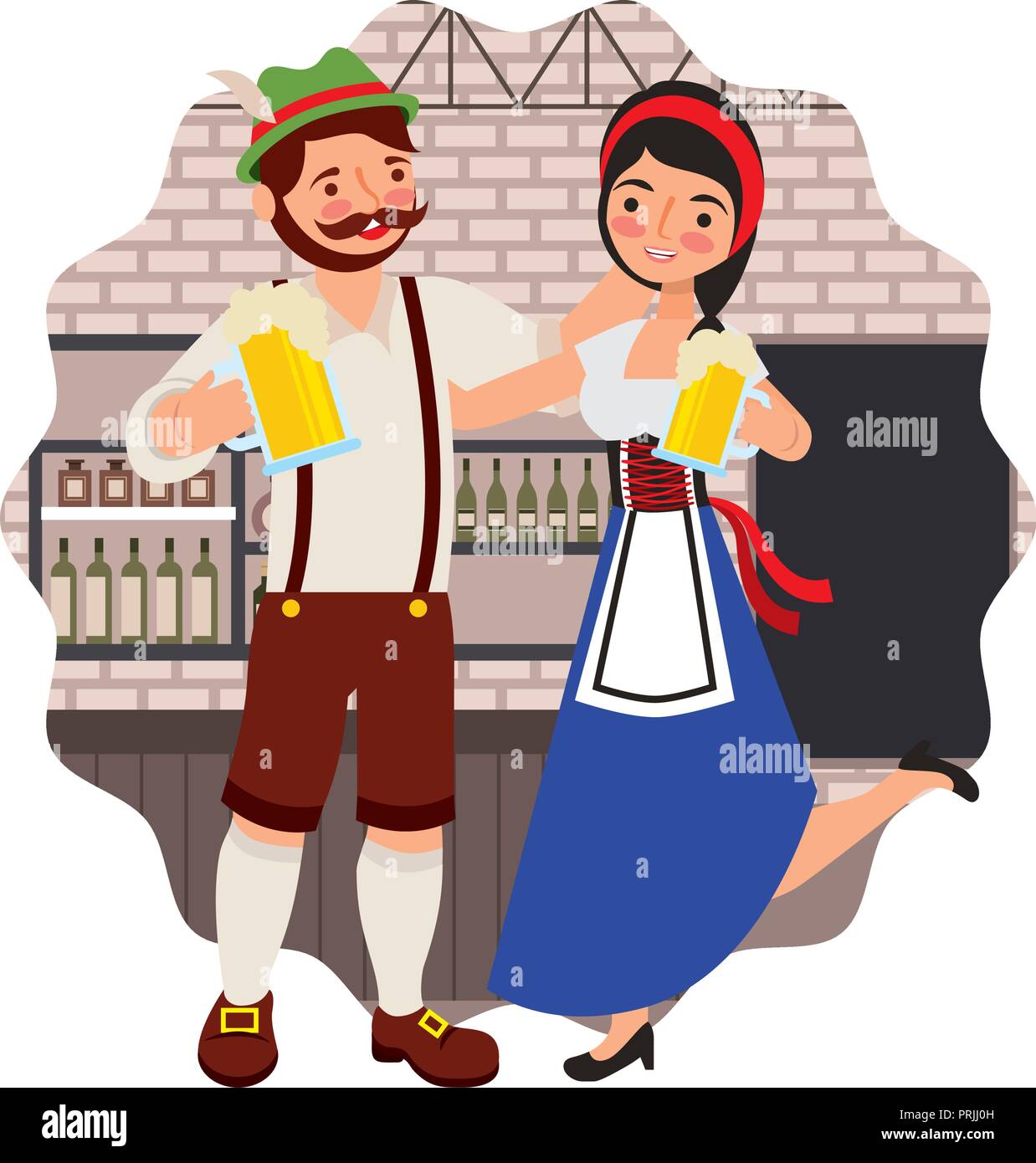 Man drinking alcohol beer pint Stock Vector Images - Alamy