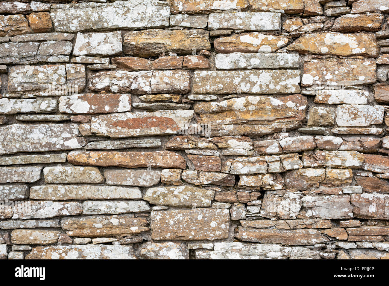 Old stone wall, background image, Scotland, Great Britain Stock Photo ...