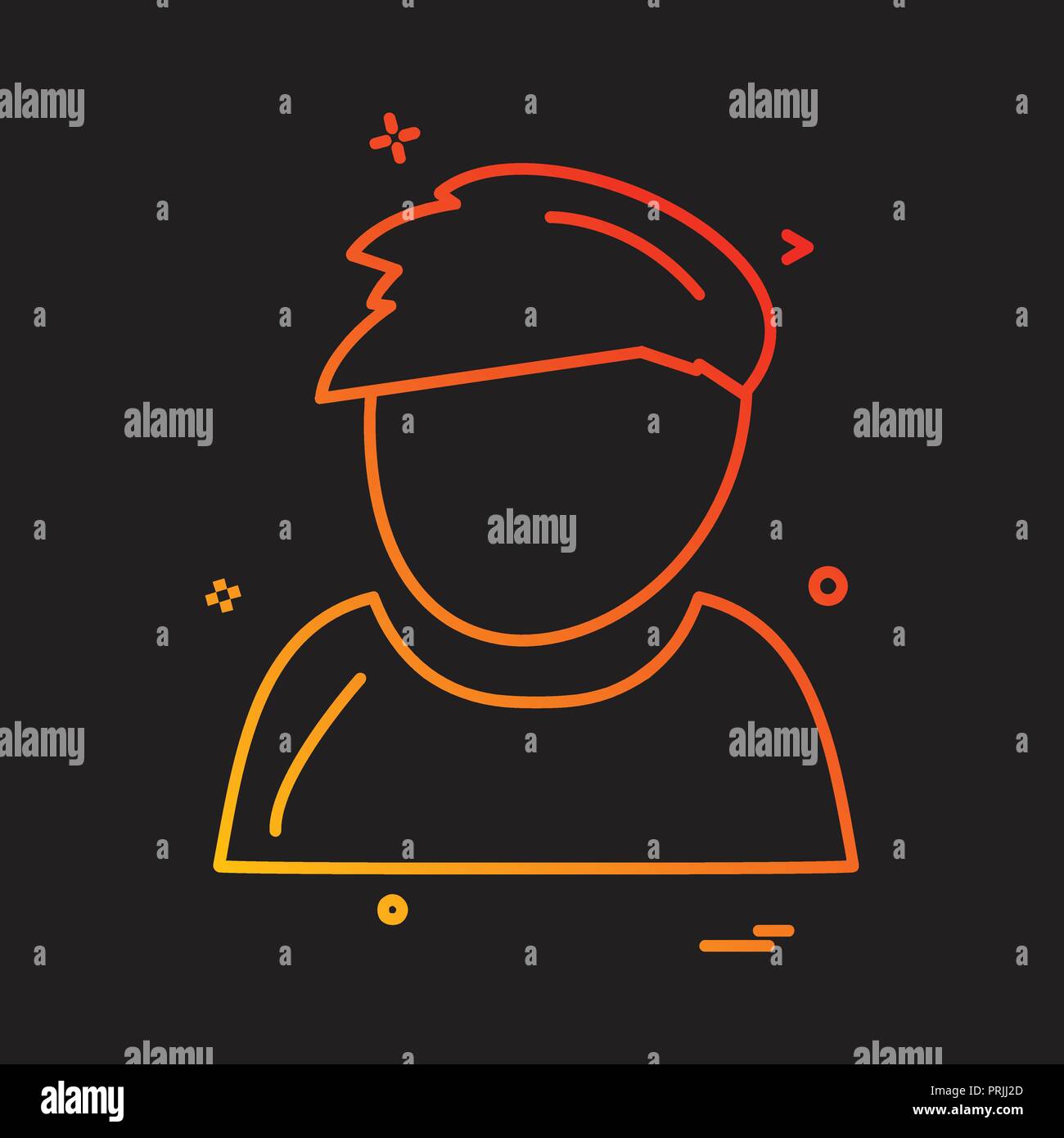 Avatar icon design vector Stock Vector Image & Art - Alamy