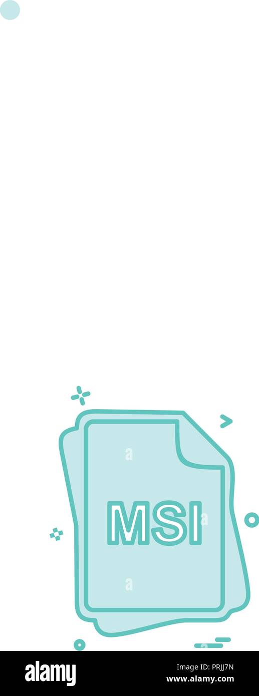 Msi icon Stock Vector Images - Alamy