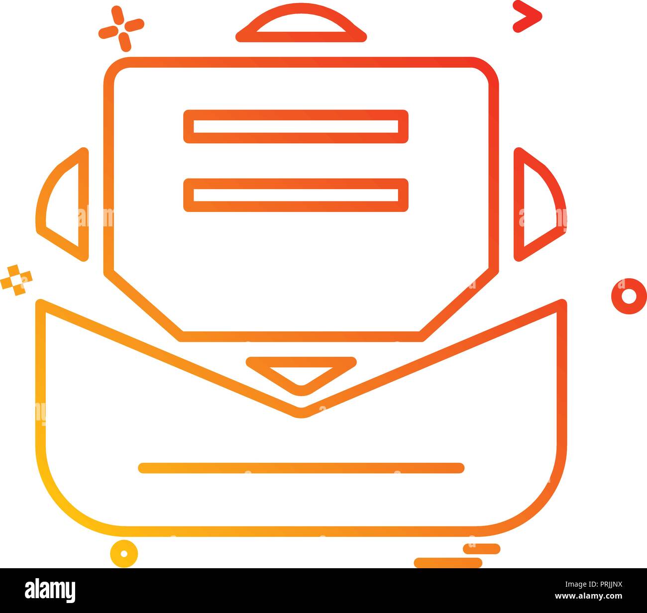 Email icon design vector Stock Vector Image & Art - Alamy
