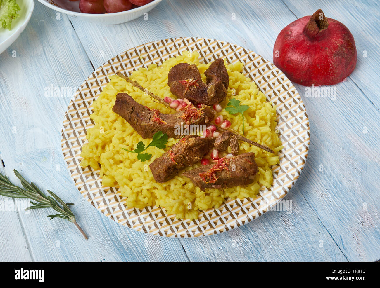 Havaskar qovurmasi , Lamb with saffron, Azerbaijani cuisine ...