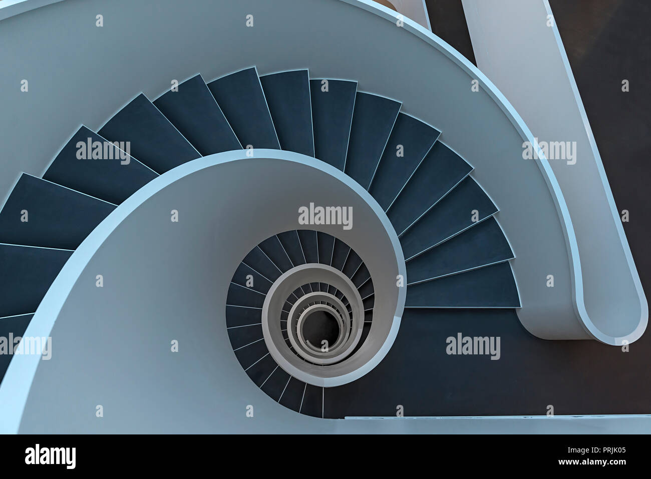 Modern spiral staircase, Germany Stock Photo - Alamy