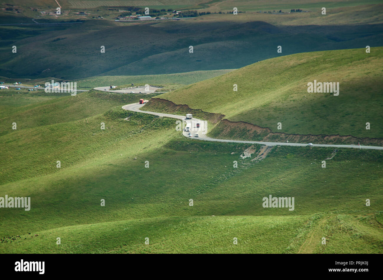 Suusamyr Valley , Mountain landscape. Kyrgyzstan Stock Photo - Alamy