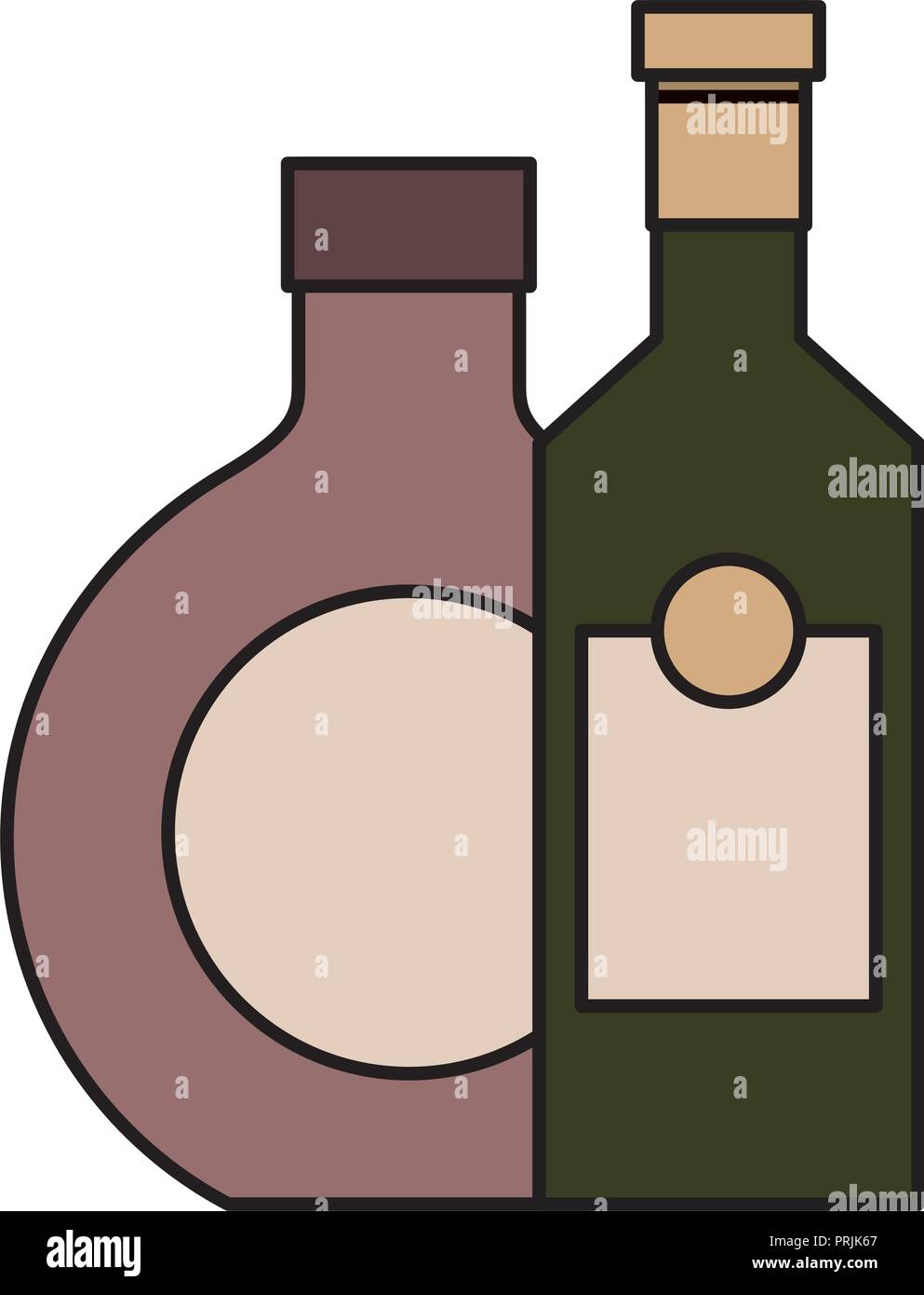 Grape liquor Stock Vector Images - Alamy