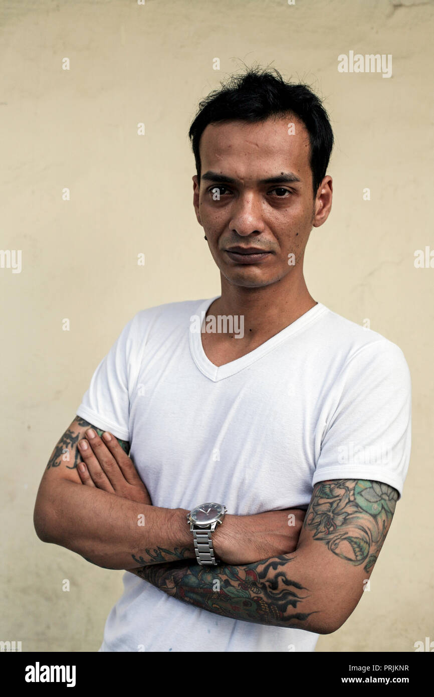 Portrait of young man in Banda Aceh, Sumatra, Indonesia Stock Photo - Alamy