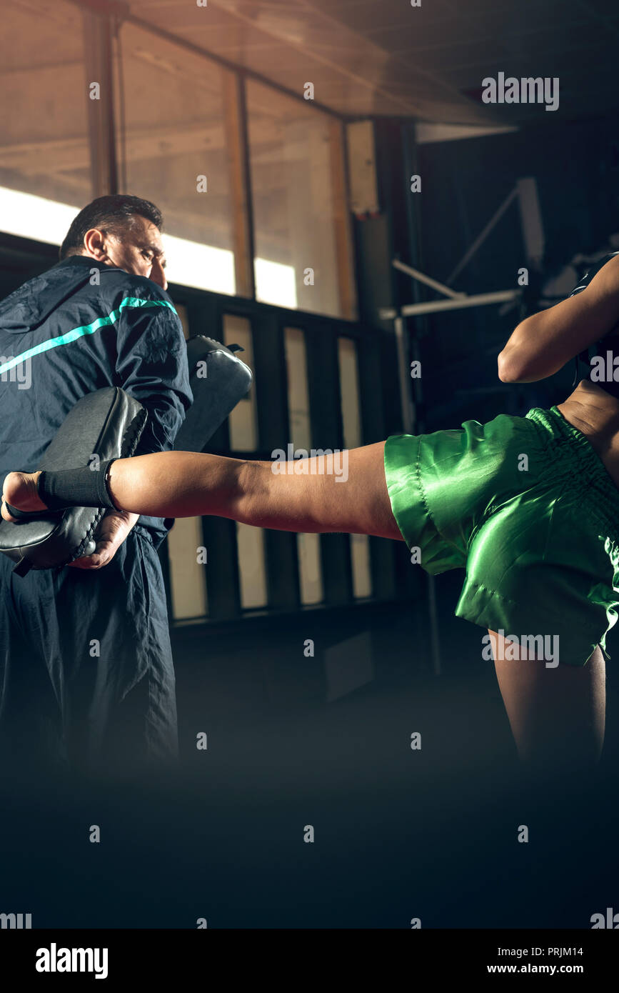 Attractive beautiful young woman mma hi-res stock photography and ...