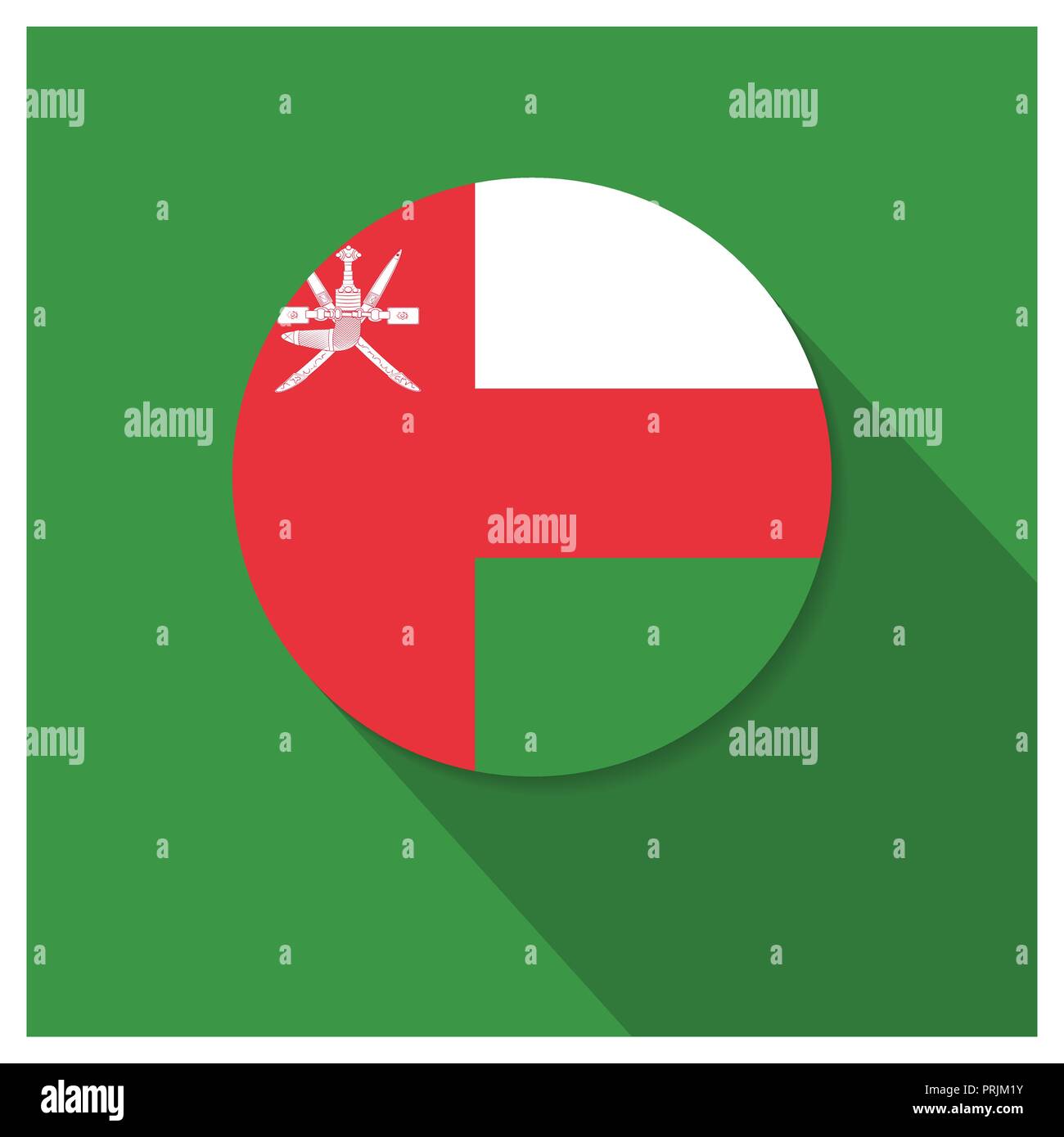 Oman flag design vector Stock Vector Image & Art - Alamy